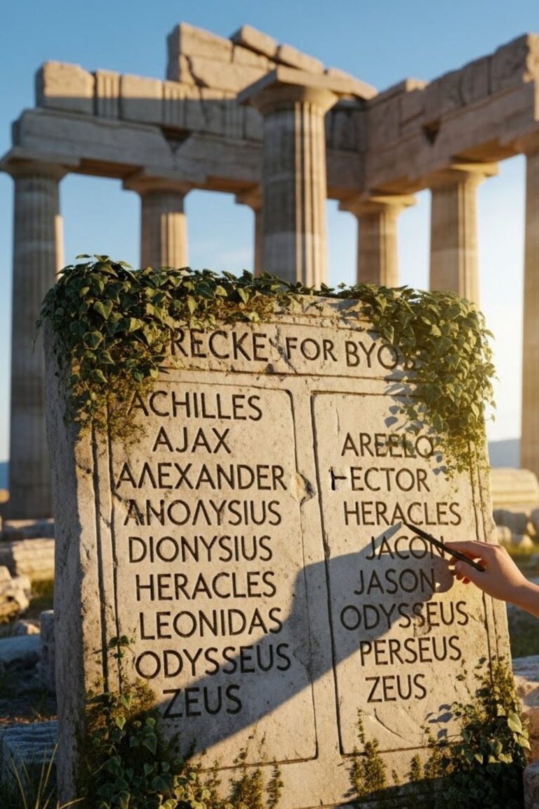 1200+ Greek Boys’ Names 2025 | Classic, Modern & Trending