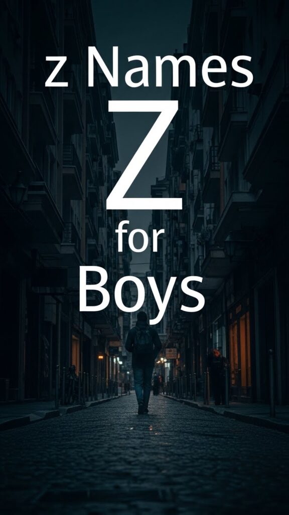 889+ Z Names for Boys – Trendy, Unique & Powerful Names