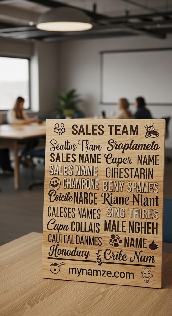 Epic Sales Team Names — Fun, Motivational & Professional