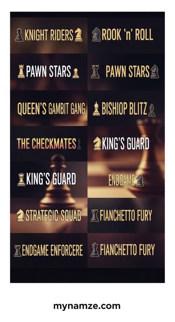 Best Chess Team Names – Legendary, Clever & Competitive Picks